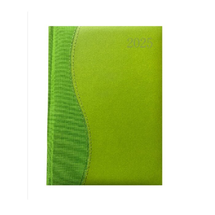 A5 Diary Page A Day SS 2026 Two-Tone Lime – Write Stationery Suppliers